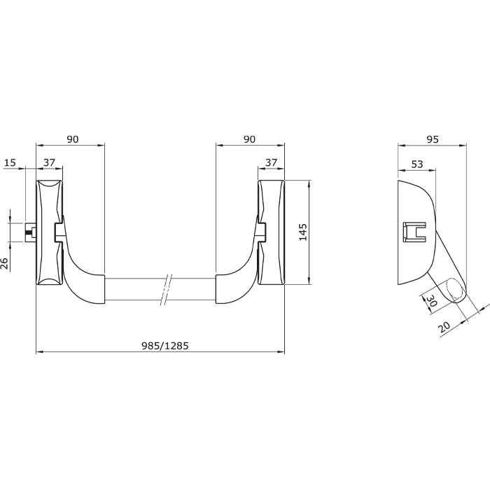 Boyesen og Munthe. PANIKKBESLAG ISEO BASE 5001 GANGDØR ENFALLE M ...